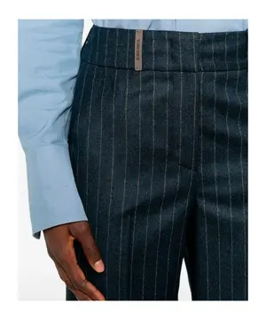 Peserico Pinstripe-pattern Trousers