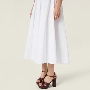 Miu Miu Leather Platform Sandals