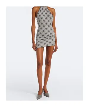 AYA MUSE Axis Wool-blend Minidress