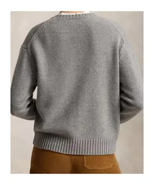 Polo Ralph Lauren Bear Motif Crew Neck Jumper