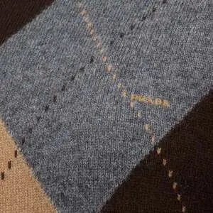 Prada Argyle-knit Sweater