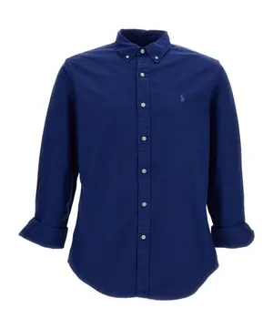 Polo Ralph Lauren Garment-dyed Oxford Shirt - Blue