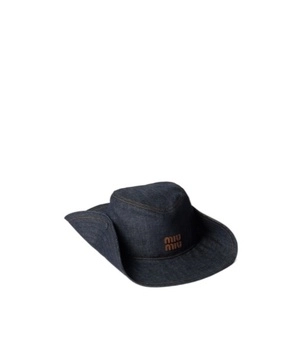Miu Miu Letter Cowboy Hat - Black