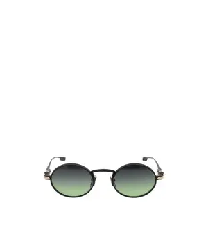 Chrome Hearts Full-rim Round Frame Sunglasses - Black