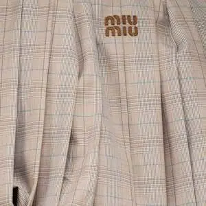 Miu Miu Pleated Midi Skirt