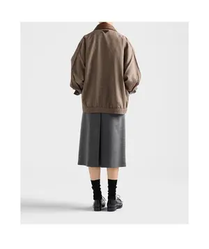 Prada Checked Embroidered Jacket