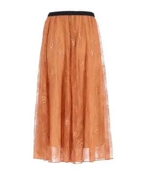 FORTE_FORTE Chantilly Lace Long Skirt