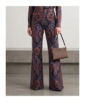 Etro Paisley Printed Flared Jeans