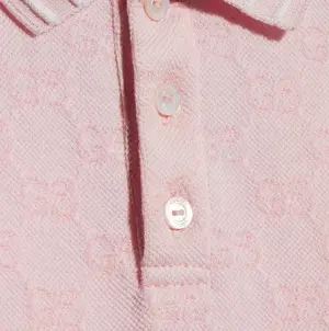 Gucci Baby Gg Cotton Polo Shirt