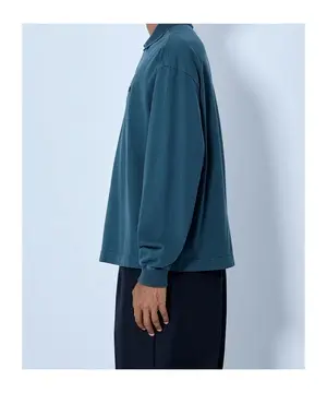 Prada Long-sleeve Jersey Polo Shirt - Green