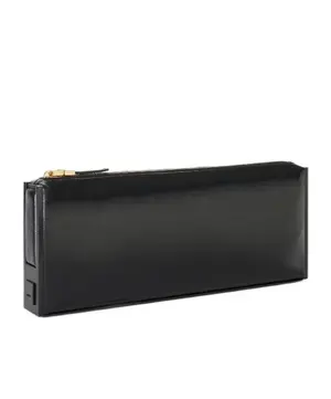 Elisabetta Franchi Patent-effect Clutch Bag