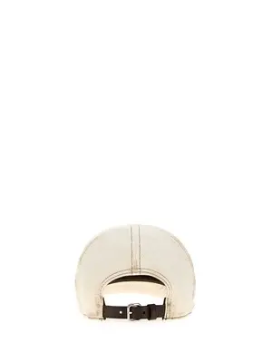 Miu Miu Logo-patch Distressed Baseball Cap