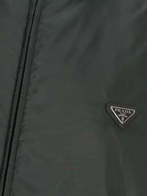 Prada Zip-up Hooded Reversible Jacket