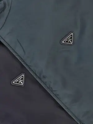 Prada Zip-up Hooded Reversible Jacket