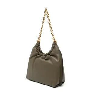 Michael Kors Logo-plaque Ruched Shoulder Bag
