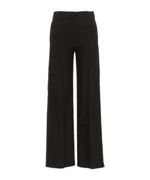FORTE_FORTE Pois Jacquard Wide-leg Pants