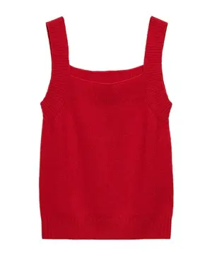 Prada Shetland Wool Tank Top - Red