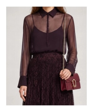 Ermanno Scervino Sheer Button-front Top