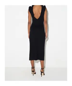 Elisabetta Franchi Knit Dress With 3d Details
