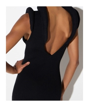 Elisabetta Franchi Knit Dress With 3d Details