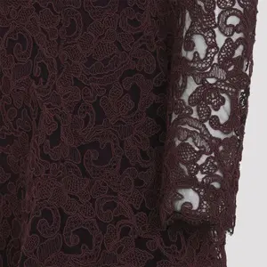 Ermanno Scervino Lace Long-sleeve Mini Dress