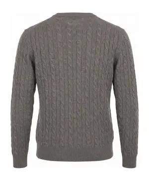 Malo Long-sleeved Sweater With Ribbed Details