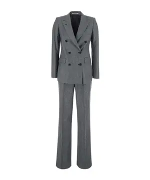 Tagliatore Double-breasted Suit And Trousers Two-piece Set - Grey