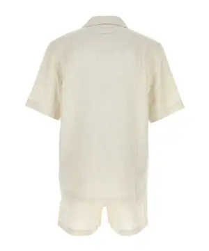 Zegna Embroidered Linen Pyjama