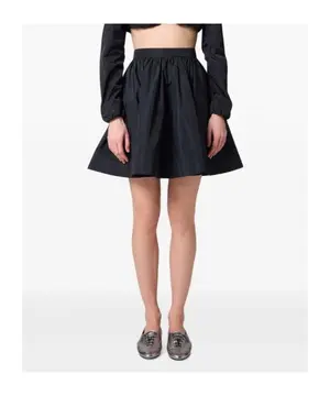 MSGM Pleated A-line Mini Skirt