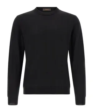 ZANONE Crew-neck Sweater - Black