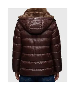 Herno Ultralight Down Jacket With Faux Fur