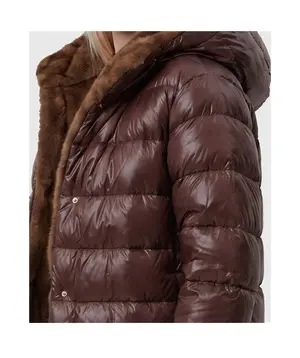 Herno Ultralight Down Jacket With Faux Fur