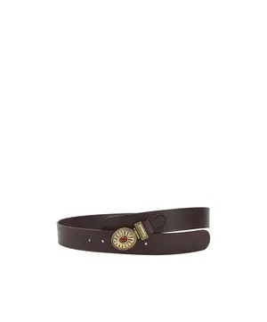 Etro Adjustable Waist Belt With Embellished Buckle - Brown