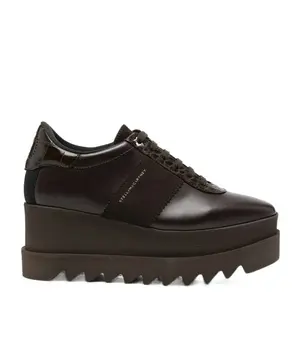 Stella McCartney Round-toe Lace-up Sneakers - Brown
