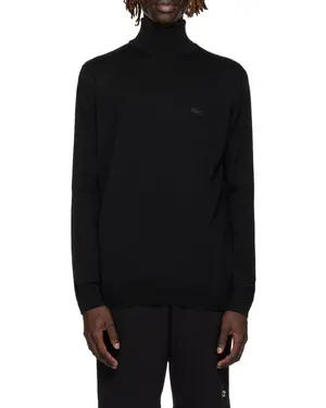Lacoste Logo High-neck Knitted Pullover