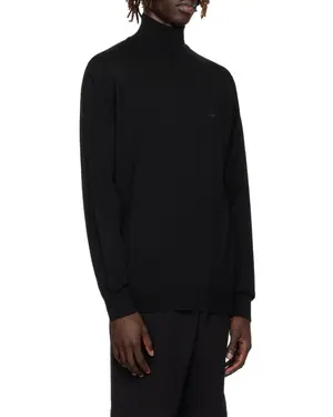 Lacoste Logo High-neck Knitted Pullover