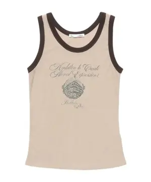 Acne Studios Ribbed Tank Top - Nude