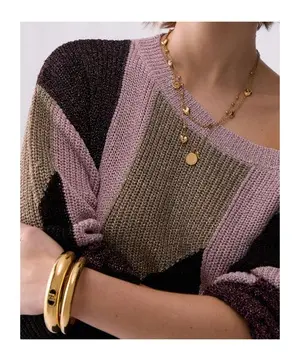 Liu Jo Sweater With Lamé Inlays