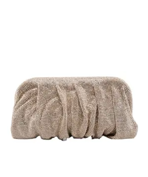 Benedetta Bruzziches Crystal Jewelry Clutch - Nude