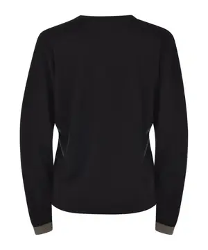 Fabiana Filippi V-neck Sweater With Movable Cuff Details