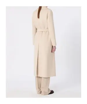 Max Mara Long-sleeved Coat With A Lapel Collar