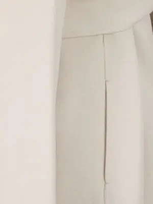 Max Mara Poldo Belted Long Coat - Nude