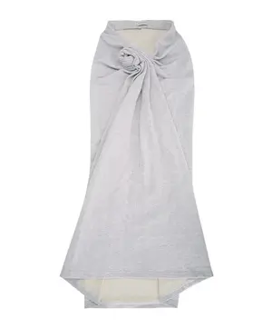 Magda Butrym Draped Knot Maxi Skirt