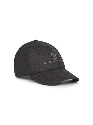Brunello Cucinelli Logo Embroidered Baseball Cap