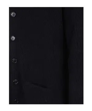 BALLANTYNE Shawl Collar Ribbed Cardigan