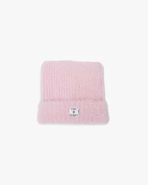 Casablanca Fluffy Square Beanie - Multicolor