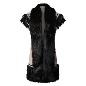 THE EXTREME COLLECTION Faux Fur Waistcoat - Pink