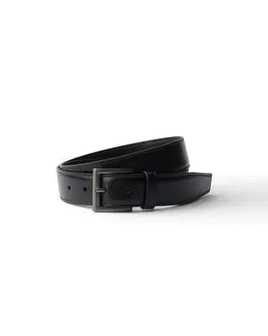 Prada Leather Belt - Black