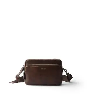Prada Leather Shoulder Bag - Brown