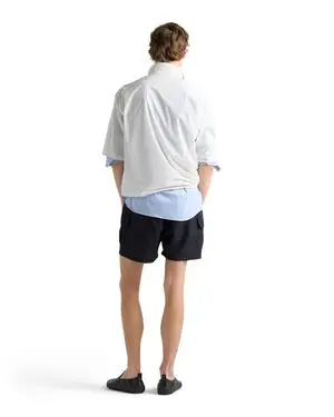 Prada Short-sleeved Re-nylon Blouson Jacket